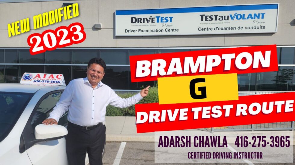 Brampton G Road Test Route - AIAC