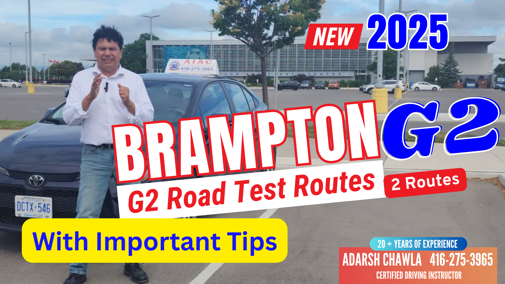 Brampton G2 Test Route Route - Pass Your G2 Test like a PRO - AIAC